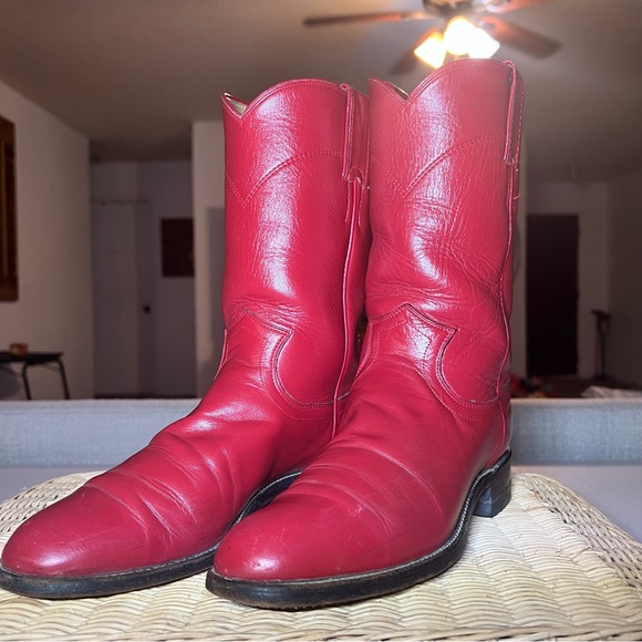 Justin Boots | Shoes | Justin Red Roper Boots For Women 54258 Size 6 2b ...